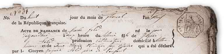 Französischer Revolutionskalender | Vereinigung für die Heimatkunde im ...